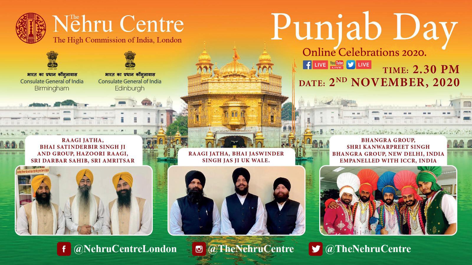 Punjab Day - Nehru Centre London