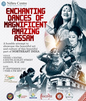 Dance: Enchanting Dances of Amazing Assam - Nehru Centre London