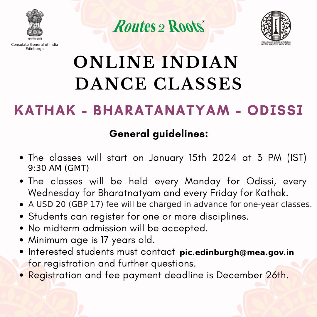 Online Indian Dance Classes with eminent masters from India - Nehru ...