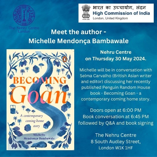 Book Launch: Becoming Goan a contemporary coming home story - Nehru ...