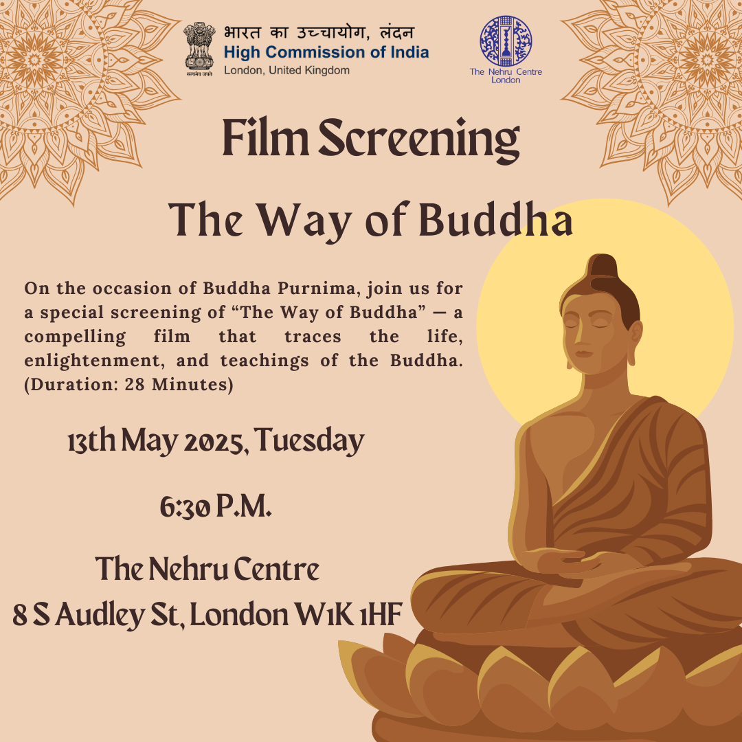 Film Screening: The Way of Buddha - Nehru Centre London