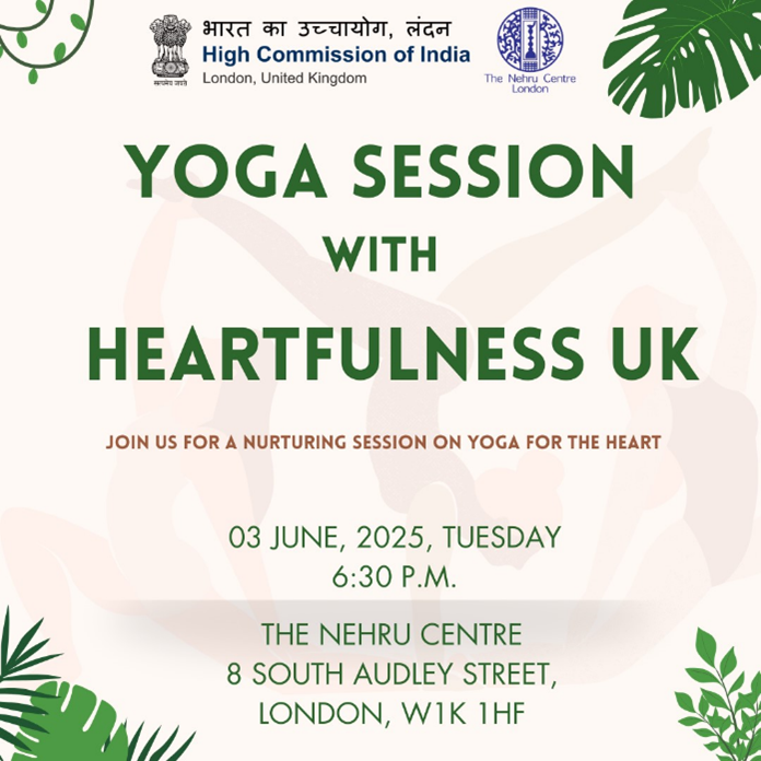 Yoga: Yoga for the Heart - Nehru Centre London